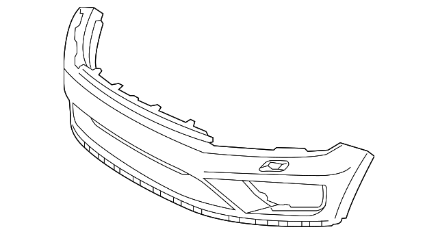 2015-2017 Volkswagen Touareg Bumper Cover 7P6-807-221-D-GRU | QuirkParts