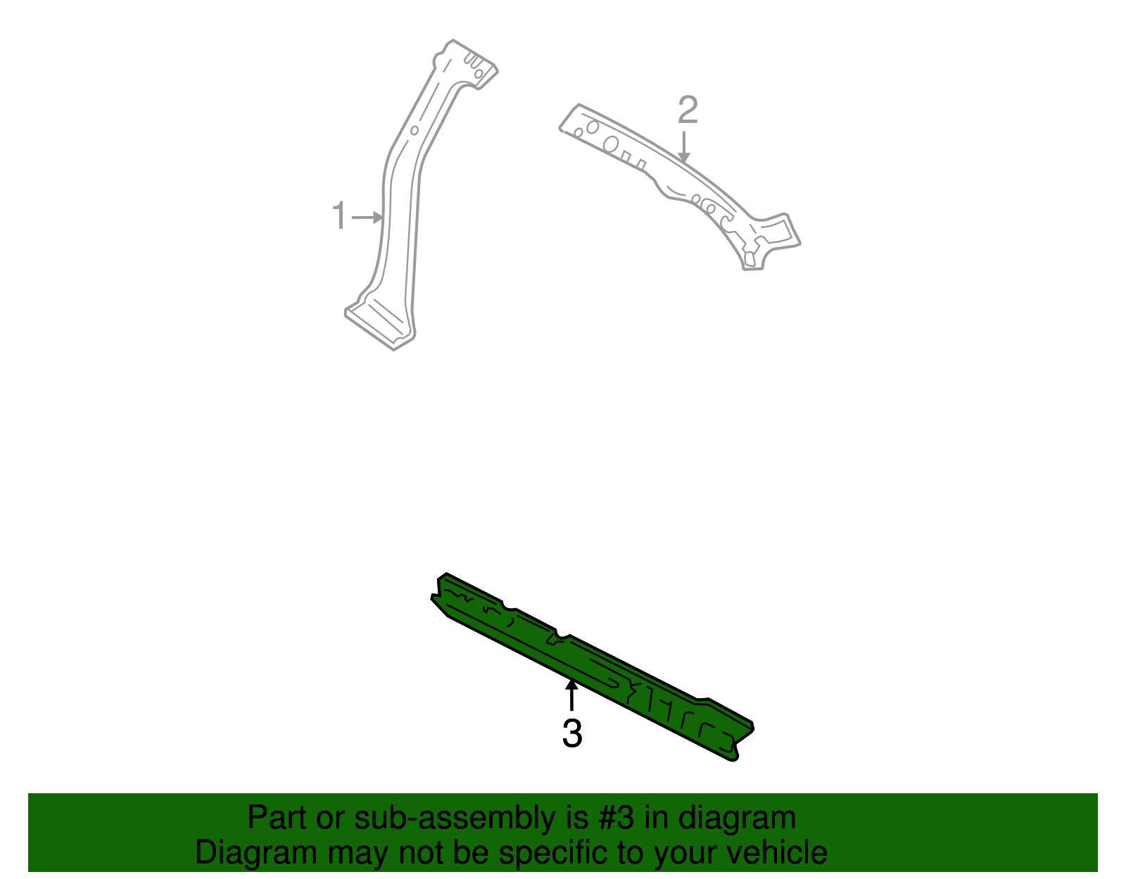 F8AZ-5420403-AA - Rocker Reinforced | My Ford Parts