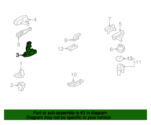 30793797 - High-Quality Engine Mount for 2007-2014 Volvo XC90 ...