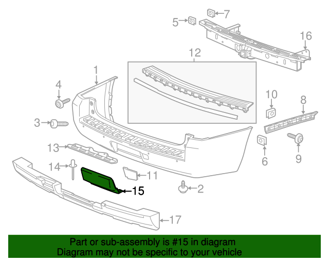 2015-2020 Chevrolet Trailer Hitch Access Cover **Offered Unpainted In ...
