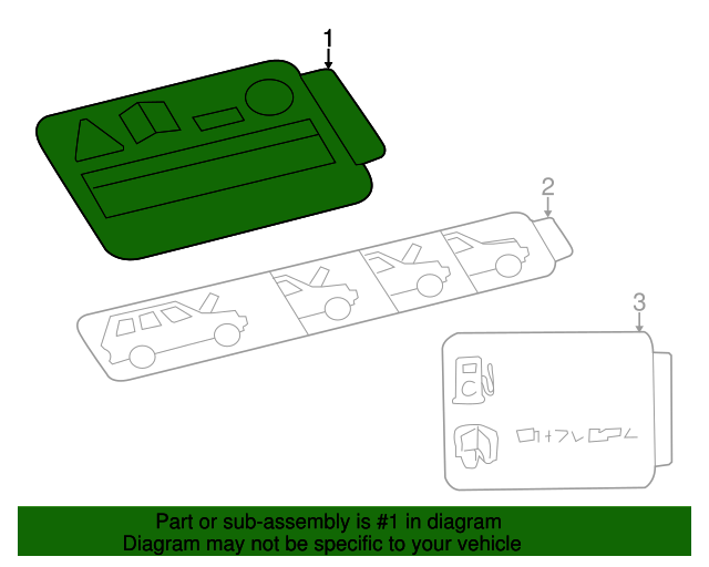 Genuine AC Label for 1999-2002 Land Rover Range Rover | Land Rover Part ...