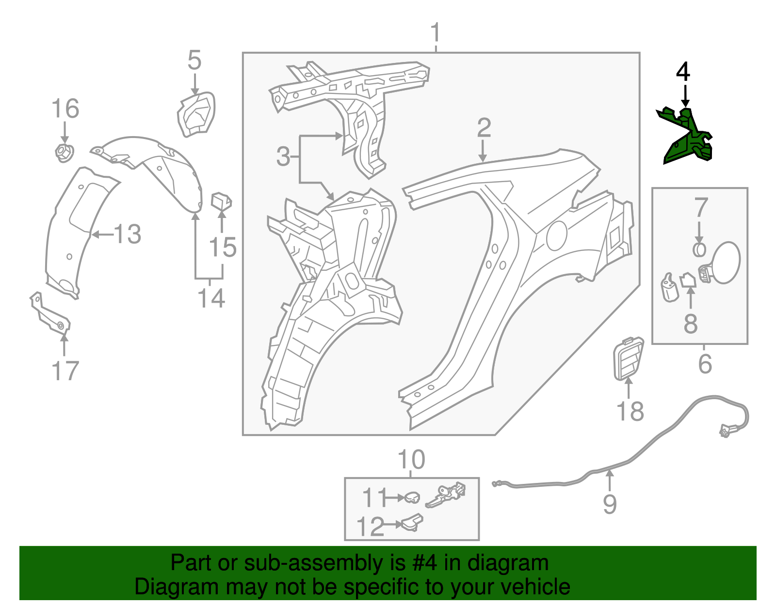 2011-2016 Hyundai Tail Lamp Pocket 71570-3X000 | Retail Performance ...
