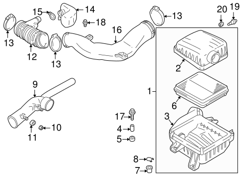 2003 Chevrolet Tracker Parts