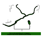 Automatic Transmission Fluid Cooler Inlet and Outlet Line 85043951 ...