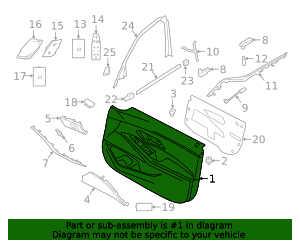 51-41-9-501-399 - Door Trim Panel - 2021-2024 BMW | BMW Parts Exchange