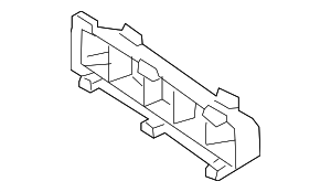 2019-2023 Mercedes-Benz G 63 AMG® Radiator Support Air Duct 463-885-38 ...