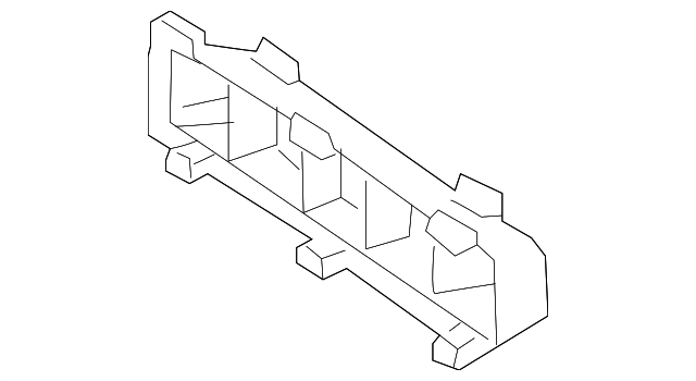 2019-2023 Mercedes-Benz G 63 AMG® Radiator Support Air Duct 463-885-38 ...