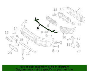 463-880-71-01 - Bumper Face Bar Mount 2019-2023 Mercedes-Benz G 63 AMG ...