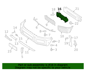 2019-2023 Mercedes-Benz G 63 AMG® Radiator Support Air Duct 463-885-38 ...