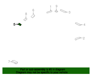 971-035-503 - Mobile Phone Antenna 2012-2024 Porsche | AutoNationParts.com