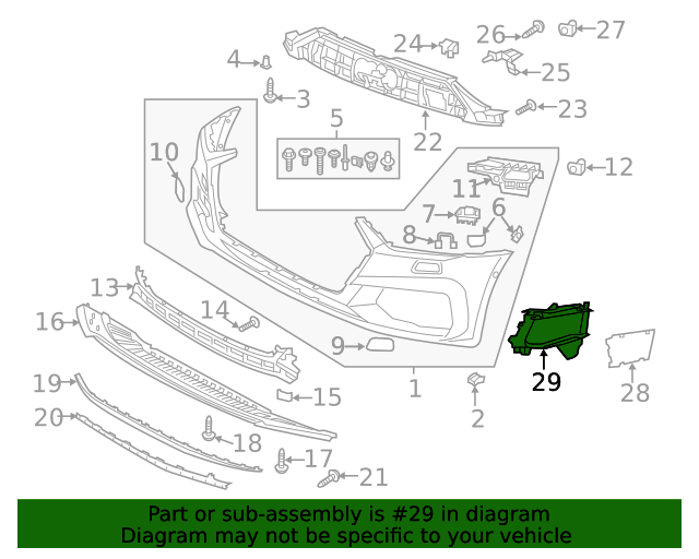 4K8-121-763-B - Upper Duct 2019-2023 Audi | Audi OEM Parts