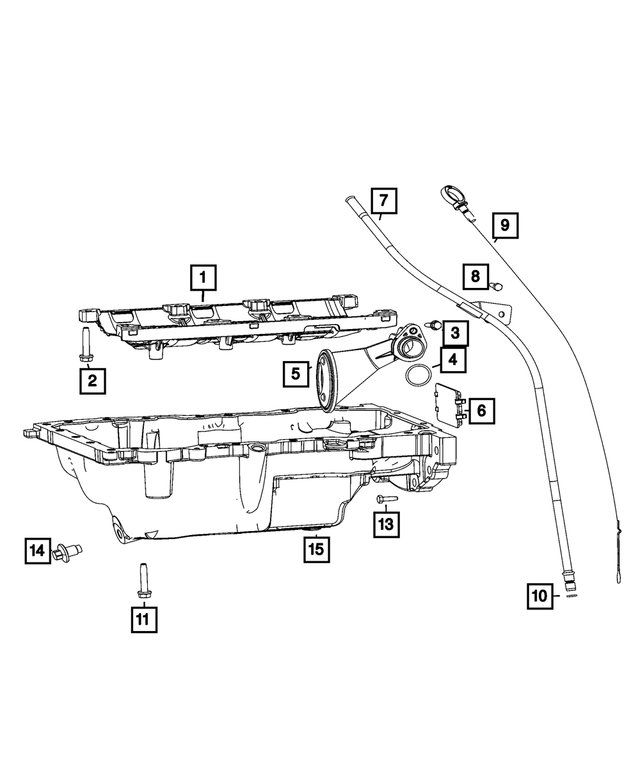 2022-2024 Ram Engine Oil Level Indicator 68519008AA | Mopar Estores