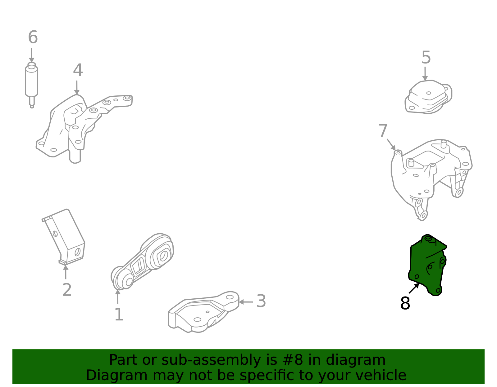2020-2023 Nissan Sentra Side Mount Bracket 11253-6LB0A | Team Nissan Inc.