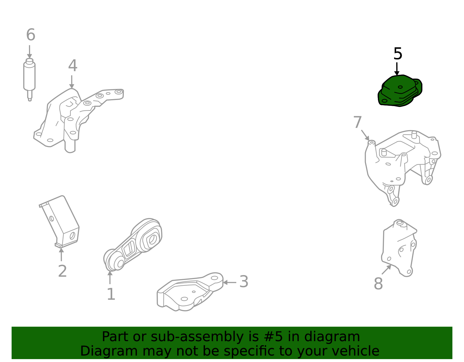 2020-2025 Nissan Sentra Side Mount 11220-6LB0A | Bill Kay Nissan Parts