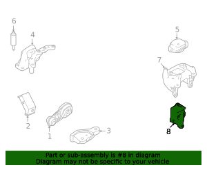 11253-6LB0A - Side Mount Bracket 2020-2023 Nissan Sentra | Nissan Parts ...