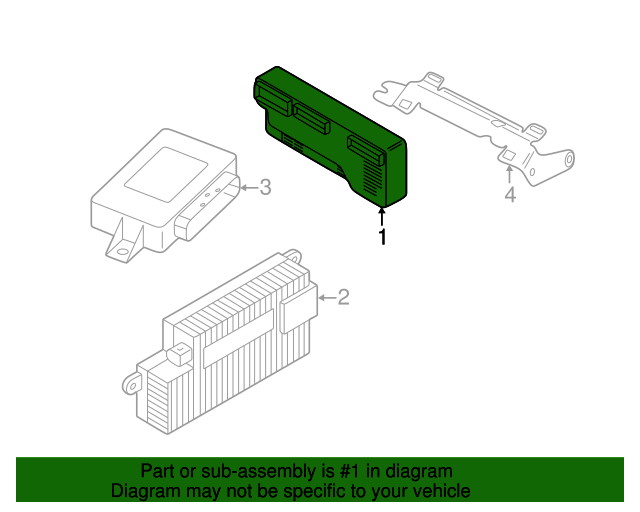 2015-2018 Audi Control Module 4H0-959-107-AC | Genuine Audi Part