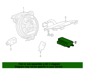 Restraints Control Module 13534495 GM | GMPartsDirect.com