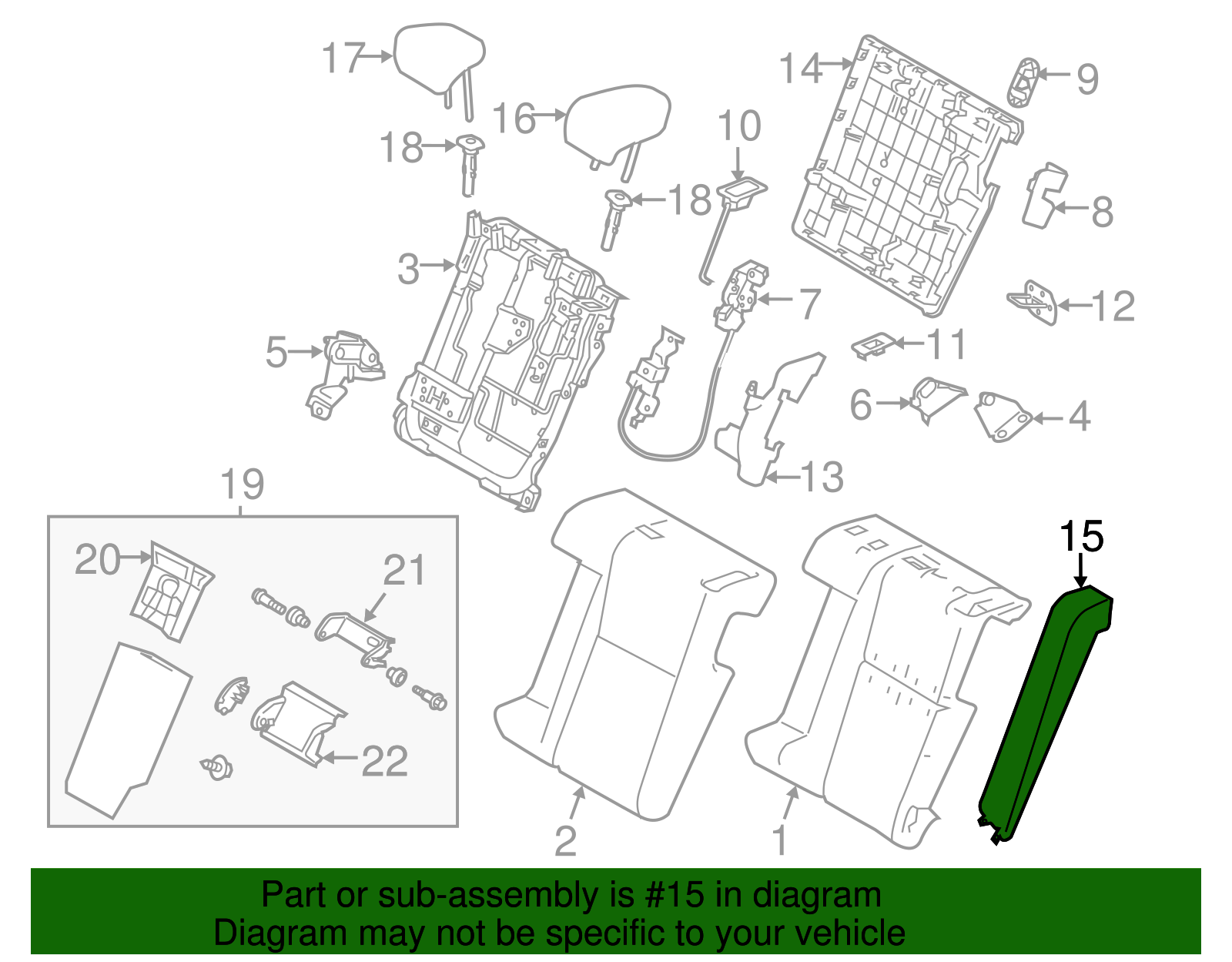 71550-53210-E0 - 2021 Lexus - Bolster | My L Parts