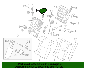 71940-53290-B3 - Headrest 2016 Lexus | AutoNation Parts
