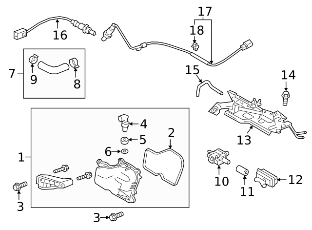2019-2020 Mazda CX-5 PCV Valve Hose Clamp PY8W-15-538 | TascaParts.com