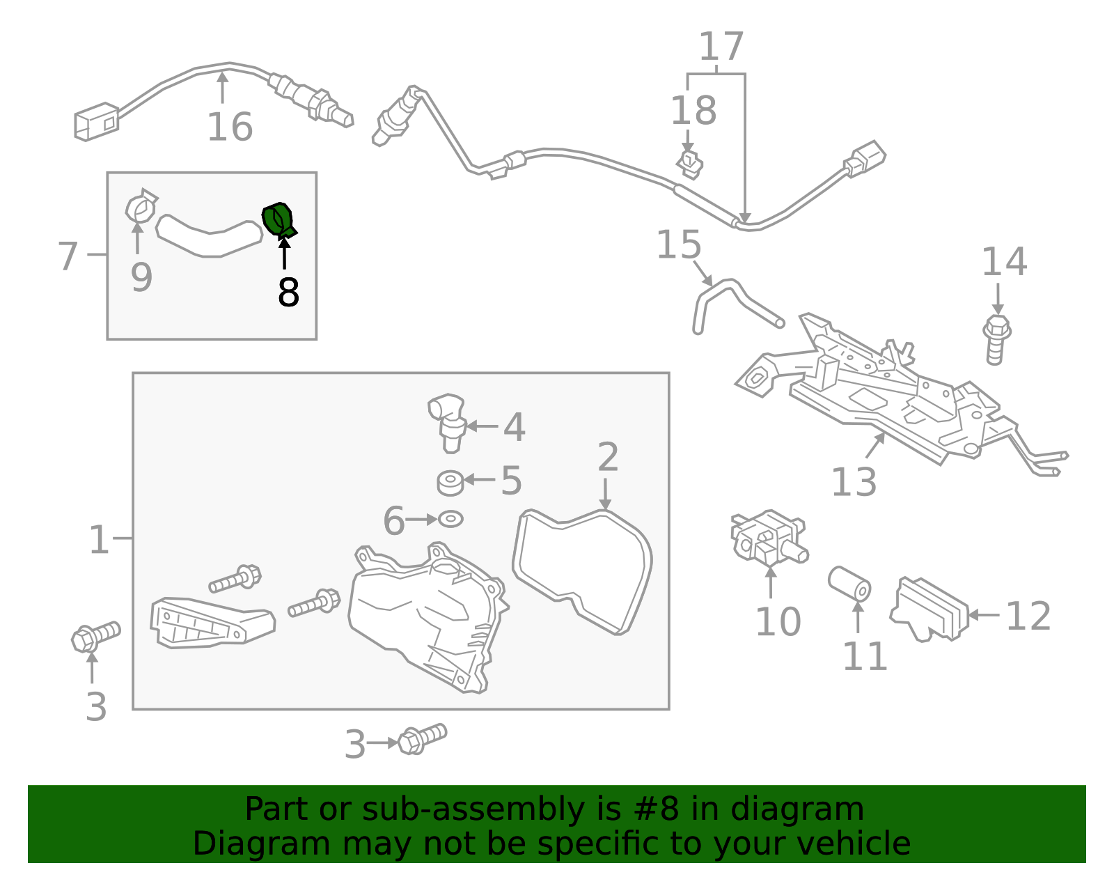 PY8W-15-538 - 2019-2024 Mazda - PCV Valve Hose Clamp | Mazda Part Direct