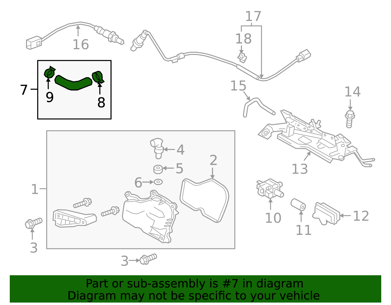 PY8W-13-89Y - 2018-2024 Mazda - PCV Valve Hose | Mazda Part Direct