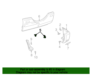 52185-42020 - End Cover Bracket - 2001-2005 Toyota RAV4 | Sparks Parts