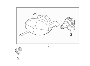 1994-2019 Volkswagen Fog Lamp Bulb N-101-300-01 | OEM Parts Online