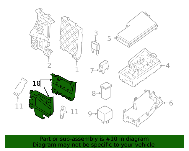 KT1Z-14526-B 2020-2023 Ford Transit Connect Fuse Holder | Fairway Ford ...
