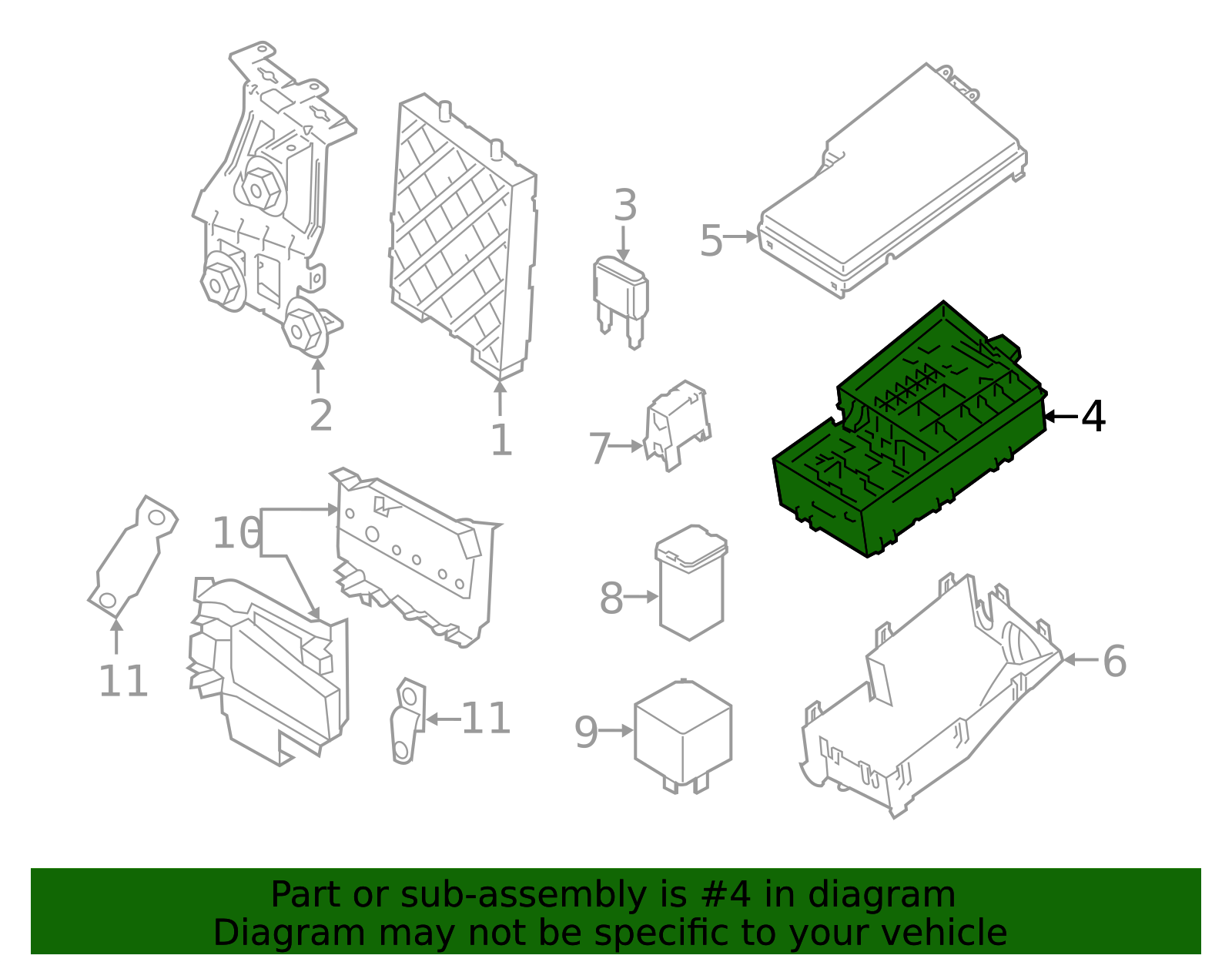 Genuine OEM Ford Part - Motorcraft™ Fuse And Relay Center SW-8435 ...
