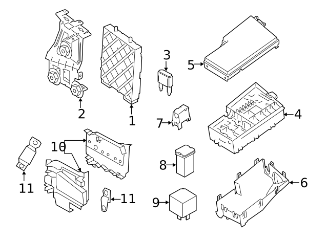 2019-2021 Ford Transit Connect Junction Block KT1Z-14A068-M ...