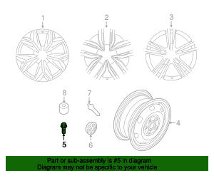 2004-2023 Volkswagen Wheel Lug Bolt WHT-002-438 | vwpartscente