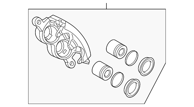 2006-2024 Mopar Disc Brake Caliper 68157610AB | Mopar Parts Canada