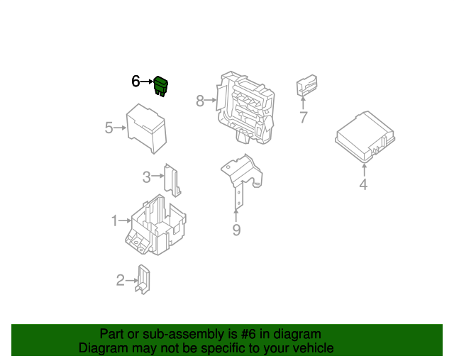 2002-2020 Nissan Mini Fuse 24319-C9920 | TascaParts.com