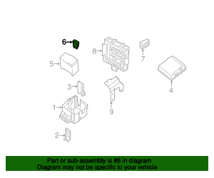 24319-C9910 - Fuse 1998-2024 Nissan | Nissan Parts & Accessories Online