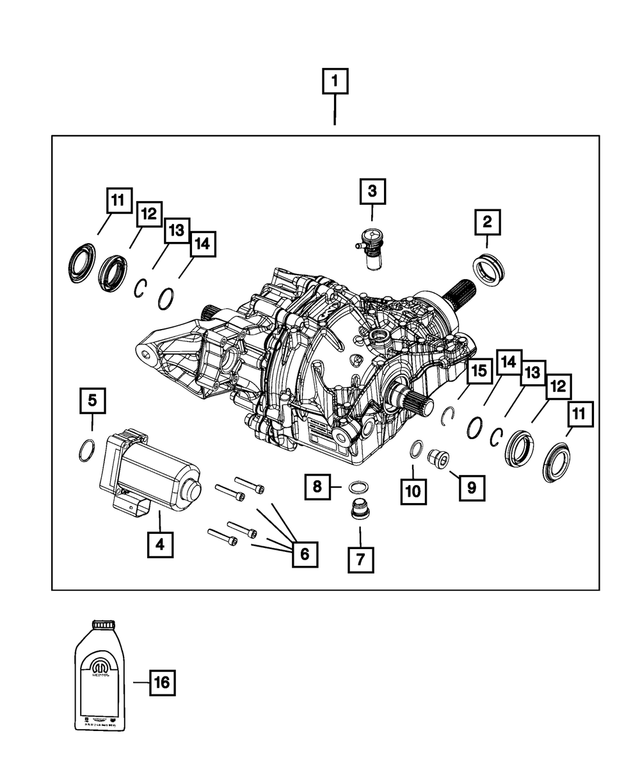 2017-2023 Jeep Compass Rear Axle Differential 68292765AG | QuirkParts