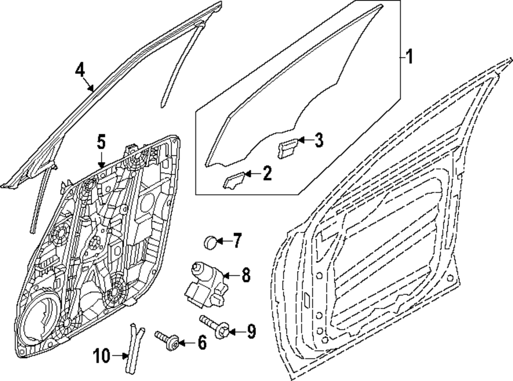 2024-2025 Hyundai Santa Fe Run Channel 82540-R6000 | OEM Parts Online