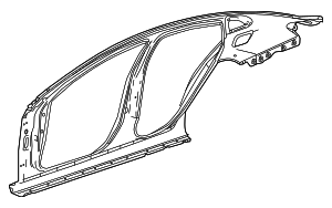 2016-2025 Chevrolet Malibu GM 23388049 Driver Side Outer Body Side ...