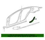 2016-2025 Chevrolet Malibu Passenger Side Body Side Rear Decal 84269932 ...