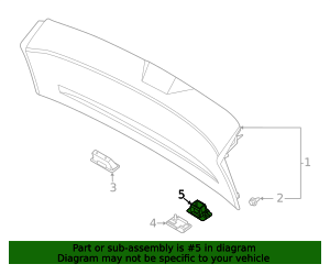 90970-6RR1A - Switch Bezel | Anicra Nissan Parts