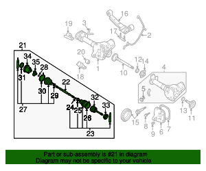 1998-2004 Nissan Axle Assembly 39100-2S660 | QuirkParts