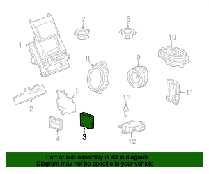 2016-2018 GM F Radio 13506372 | OEM Parts Online