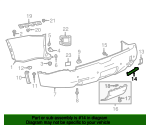 2014-2020 GM Rear Driver Side Fascia Lower Signal Lamp 84135079 ...