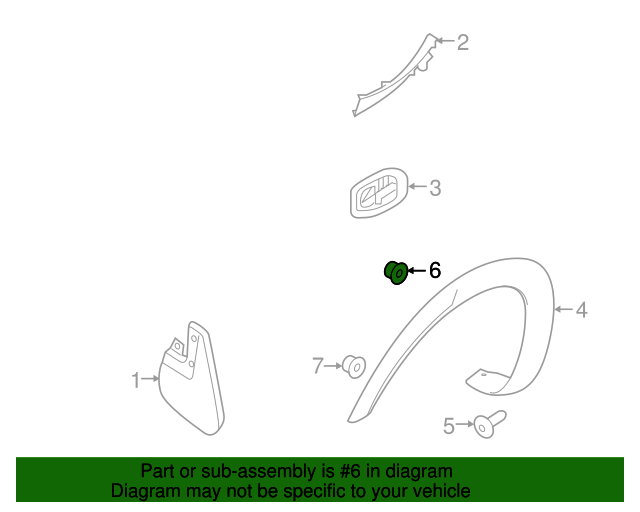 76848-JG00B | Nissan Grommet-Screw - Genuine OEM | 76848JG00B | Nissan ...