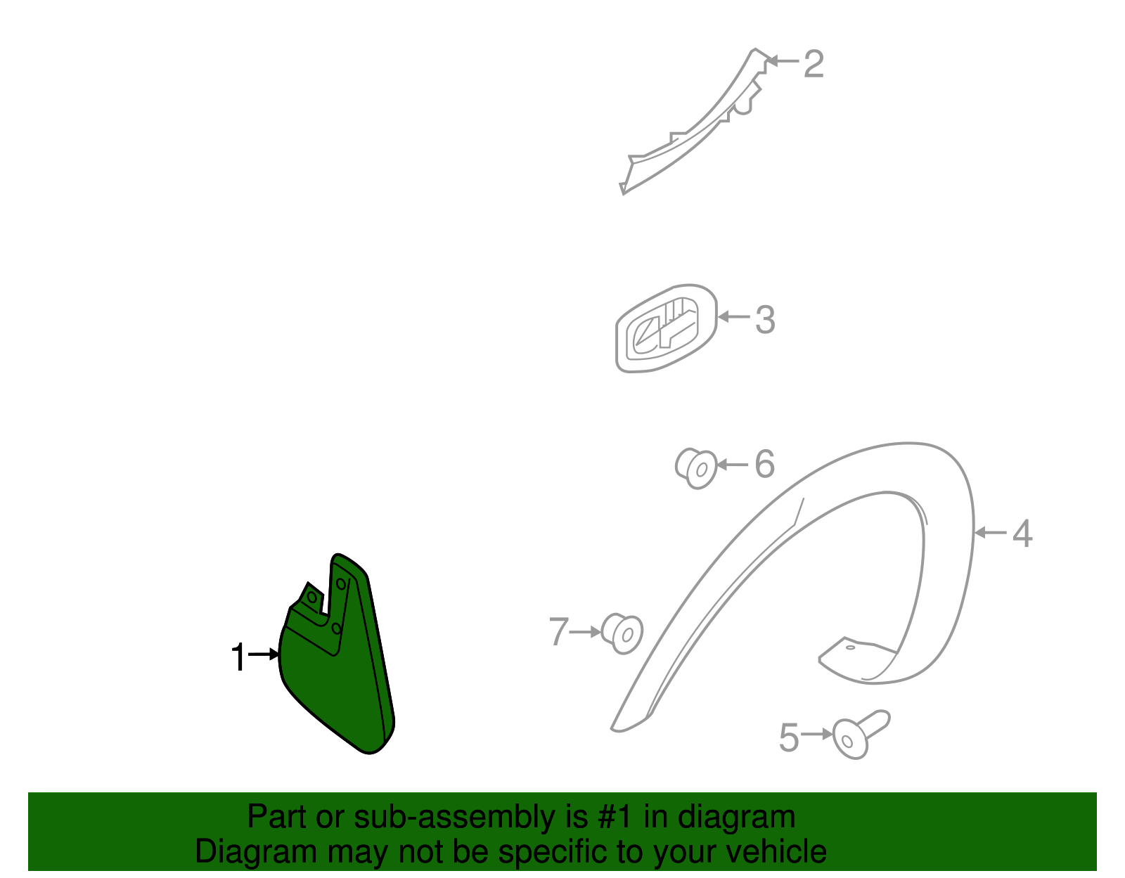 2016-2024 Nissan Splash Guards - Front Set (2-piece / Black) 999J2 ...