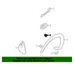 2011-2021 Nissan Wheel Opening Molding Grommet 76848-JG00B | Nissan ...