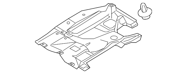 2014-2018 Mazda 3 Under Cover B61K-56-1ZXA | OEM Parts Online