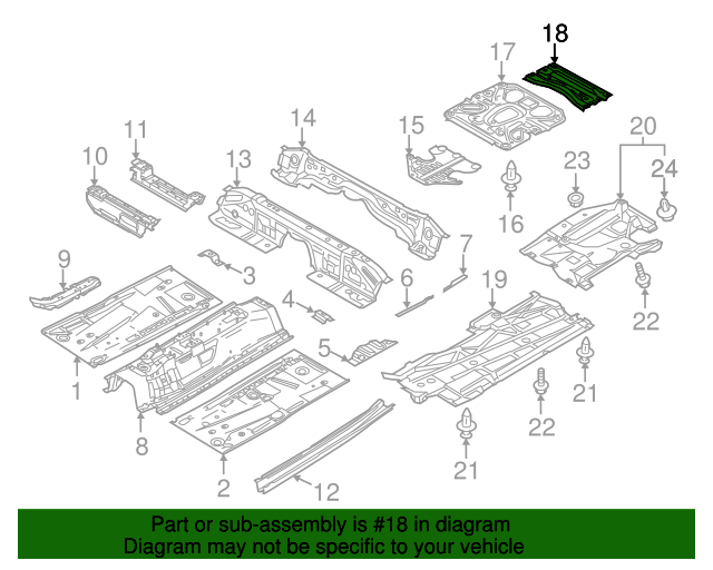 GHP9-56-3AXA - Rear Brace - 2014-2018 Mazda | MazdaSwag
