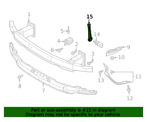 2019-2023 Audi Ambient Air Temperature Sensor Bracket 4K0-820-536-A ...