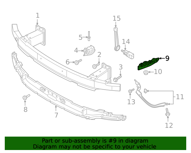4K0-807-283 - Guide Bracket 2019-2024 Audi | Audi OEM Parts